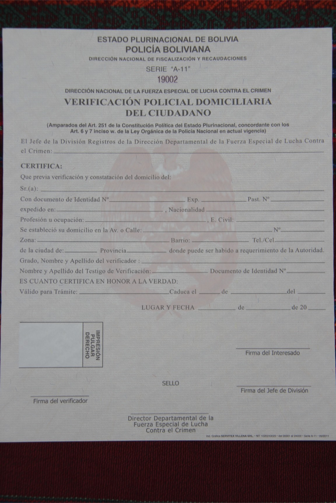 Bolivian immigration, the quest for a residency visa – Notes from ...