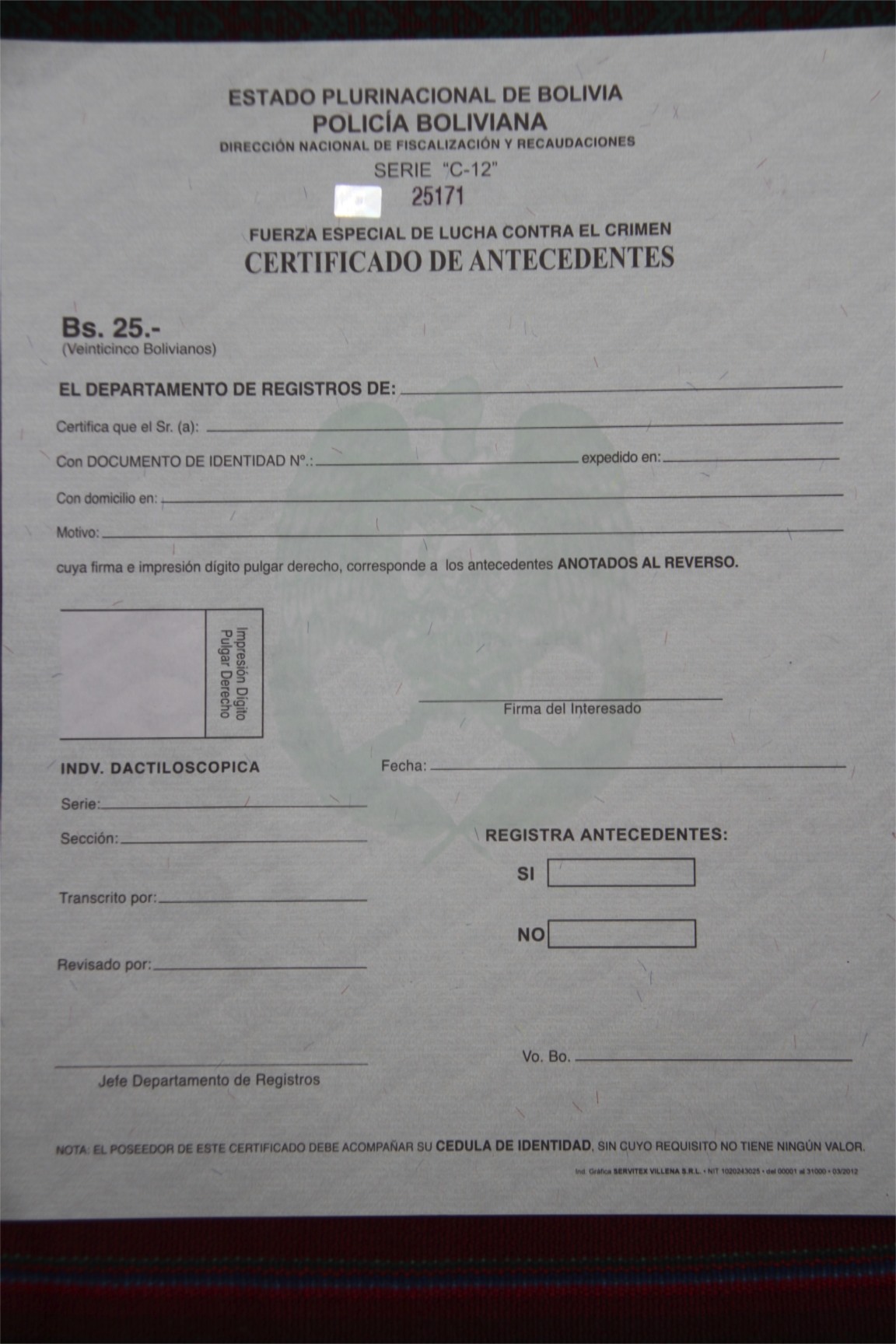 Bolivian immigration, the quest for a residency visa – Notes from ...