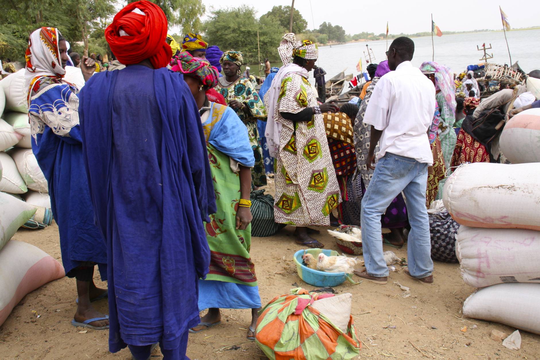 The Niger River port of Tonka, Mali, Africa – Notes from Camelid Country