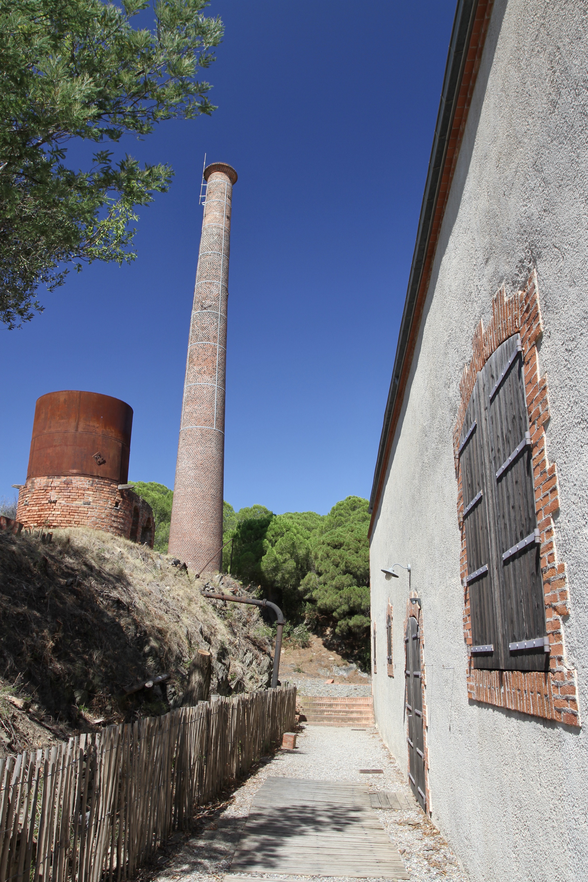 Former dynamite factory, Cove of Paulilles, Côte Vermeille, France ...